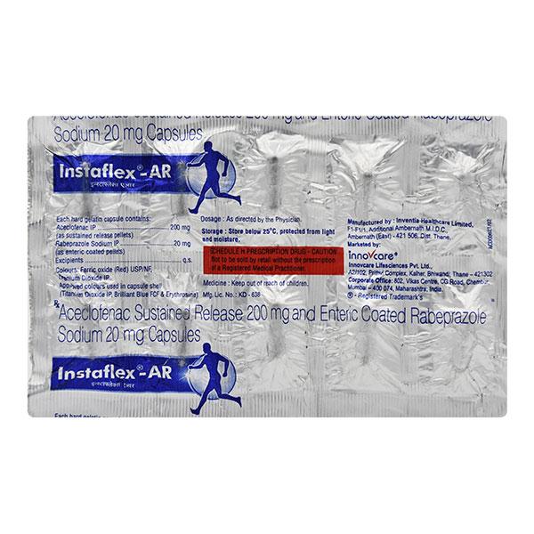 Instaflex AR Capsule 10'S Price, Uses, Side effects, Substitutes | Netmeds