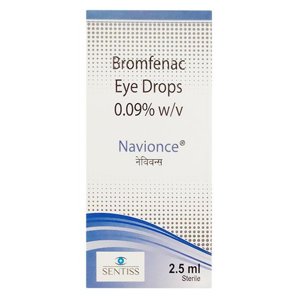 NAVIONCE Eye drops 2.5ml Price, Uses, Side effects, Substitutes | Netmeds