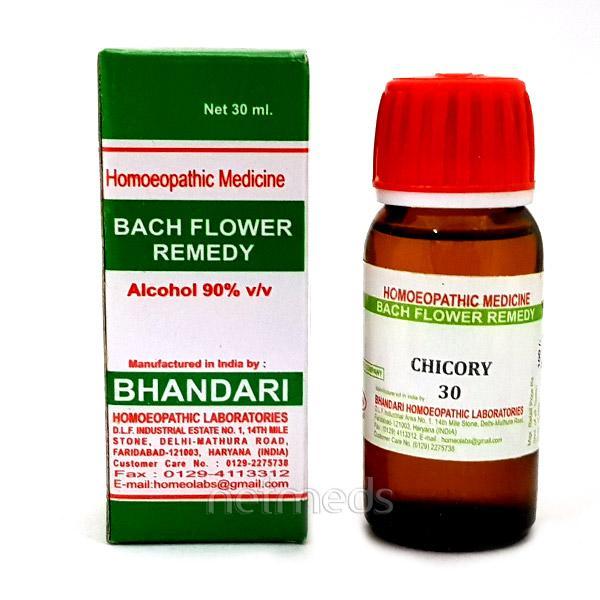 Buy Bhandari Bach Flower Chicory 30 Liquid 30 ml online at best price-Homeopathy
