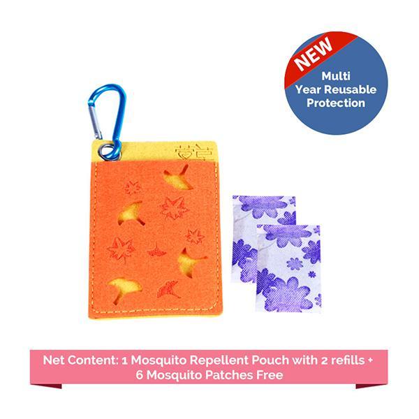 Baby Safety Inc Flower Mosquito Repellent Pouches (2 Refills + 6 Patches)