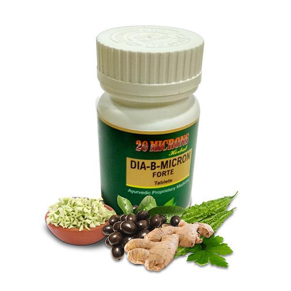 20 Microns Herbal Dia-B-Micron Forte Tablet 60's