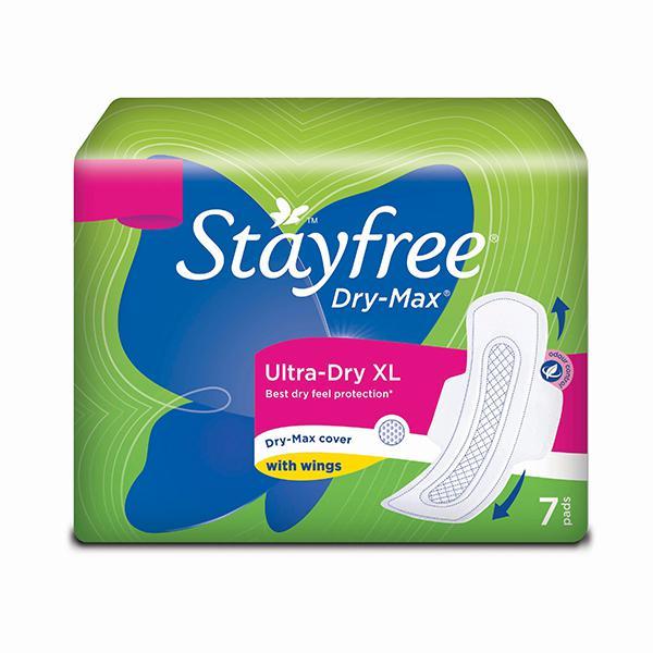 Buy Stayfree Dry Max All Night Ultra Dry Wings (XL) 7's Online at ...