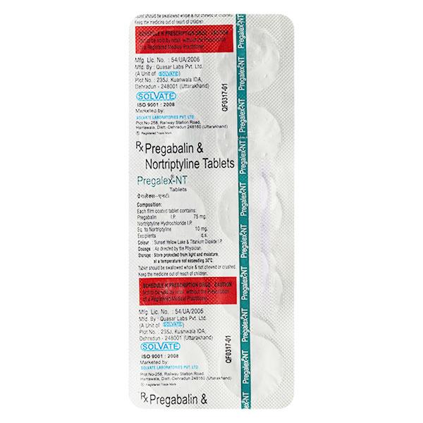 Buy PREGALEX NT Tablet 10's Online at Upto 25% OFF | Netmeds