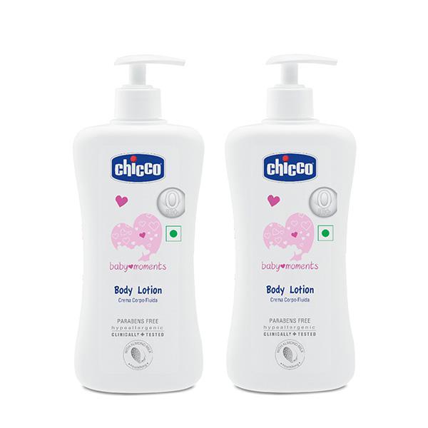 Buy Chicco Baby Moments Body Lotion (Pack of 2 x 500 ml) Online at ...