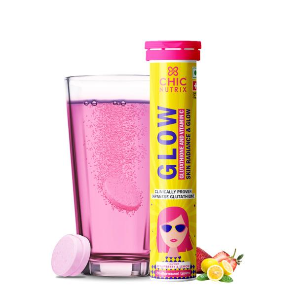 Buy Chicnutrix Glow - Glutathione and Vitamin C Effervescent Tablet ...