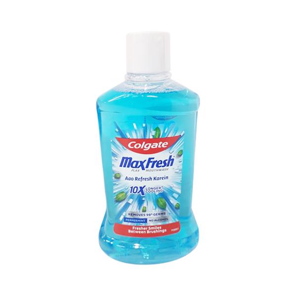 Buy Colgate Max Fresh Plax Mouthwash - Peppermint 100 ml Online at ...