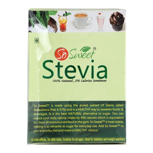 So Sweet 100% Natural Sugarfree Sweetener Sachets Sachet 50's online at ...