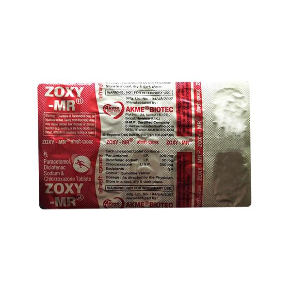 ZOXY MR Tablet 10's
