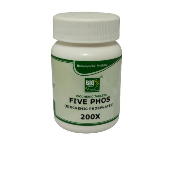 Bio-India's Biochemic Tablet - Five Phos 200X 25 gm Online at Best ...