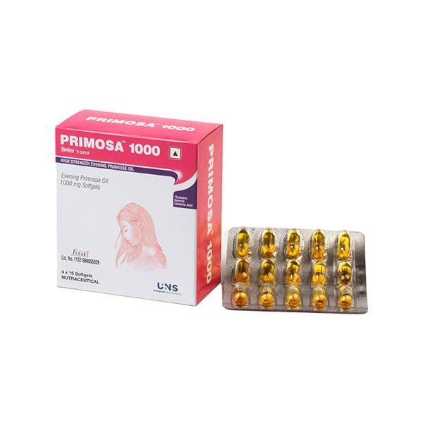 Buy Primosa Evening Primrose Oil 1000 mg Capsules 15's Online at Best ...