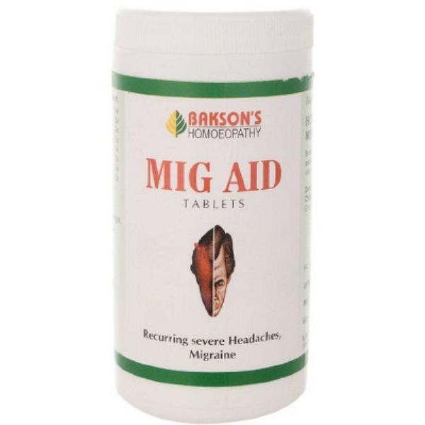 Bakson's Mig Aid Tablet 200 gm Online at Best Price - Speciality Medicine