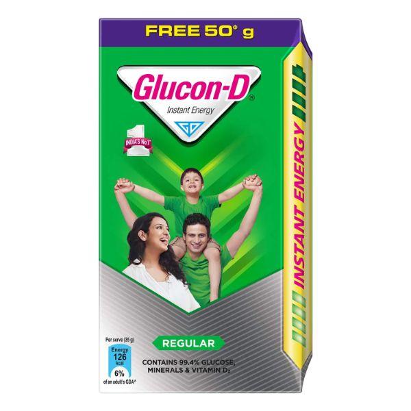 GLUCON-D REGULAR Powder 250 gm Online at Best Price - Weight Loss