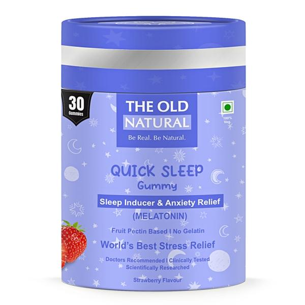 The Old Natural Quick Sleep Melatonin Fruit Pectin Based Gummies ...