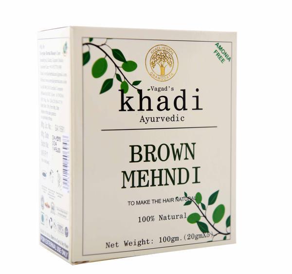 Vagad's Khadi Mehndi Powder - Brown 100 gm