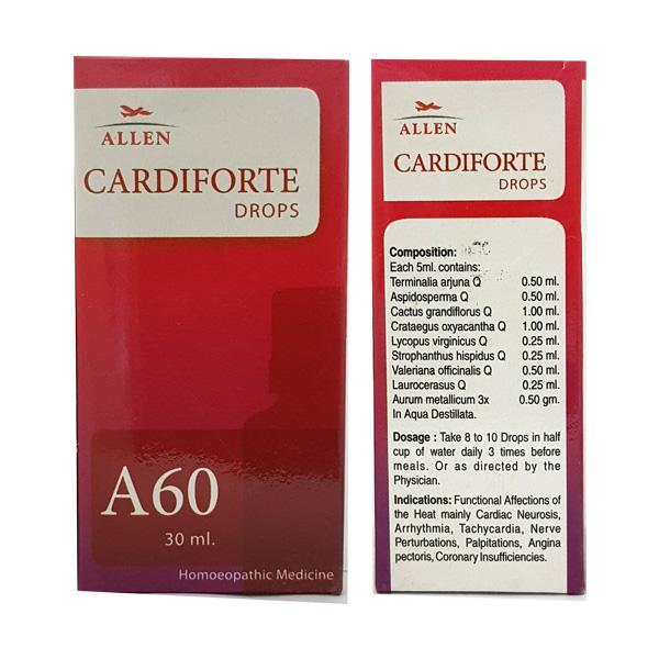 Allen A60 Cardiforte Drops 30 ml online at best price-Homeopathy