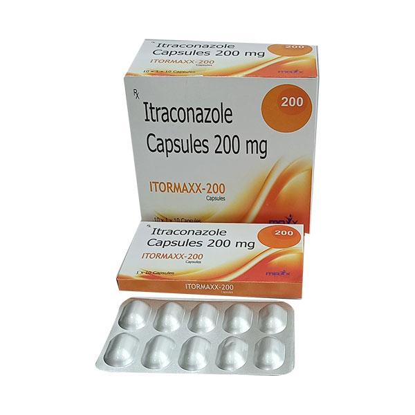 ITORMAXX 200 Capsule 10's Price, Uses, Side effects, Substitutes | Netmeds