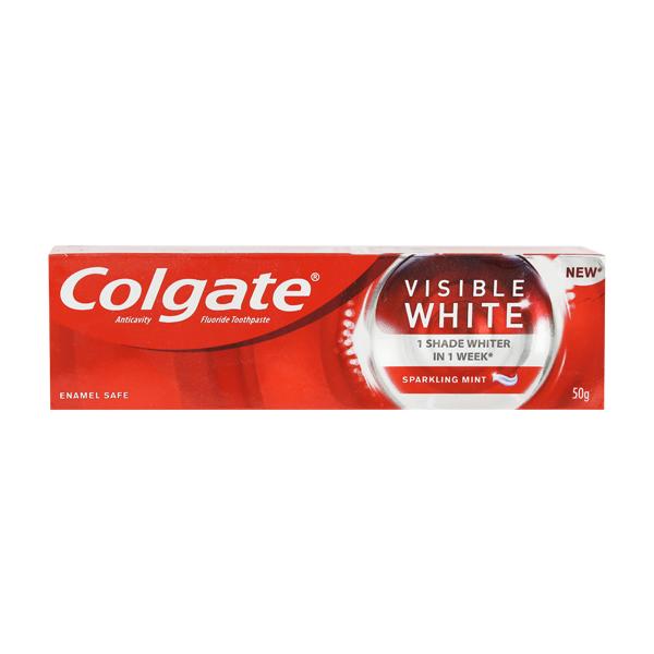 Buy Colgate Visible White Sparkling Mint Toothpaste 50 gm Online at ...