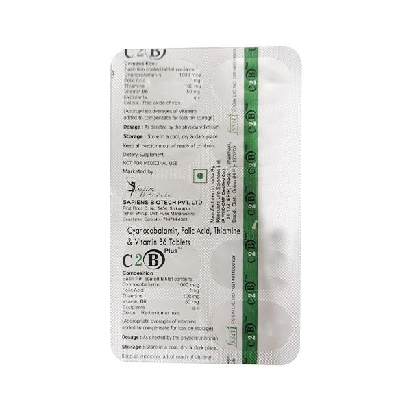 Buy C 2 B PLUS Tablet 10's Online at Upto 25% OFF | Netmeds