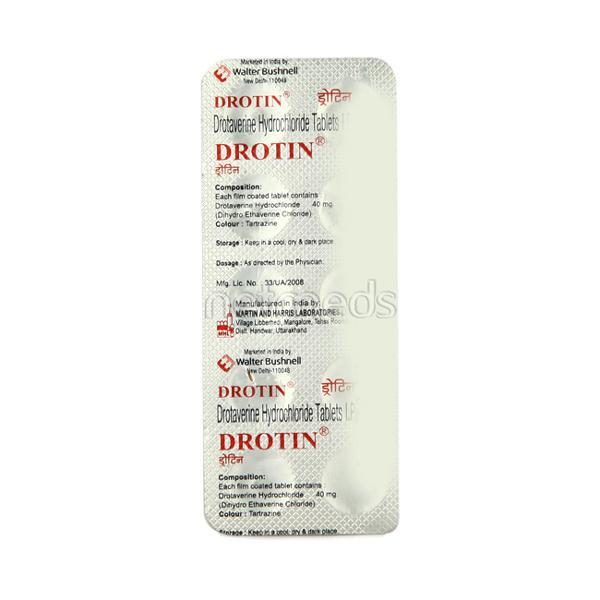 Drotin 40mg Tablet 10'S