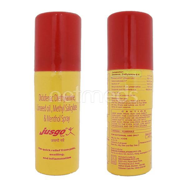 Buy Jusgo Spray 35gm Online at Upto 25% OFF | Netmeds