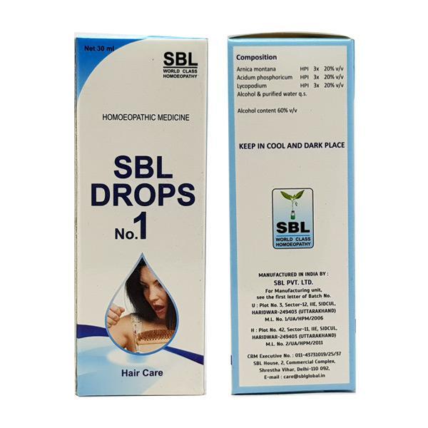 Buy SBL Drops No.1 Hair Care 30 ml Online at Discounted Price | Netmeds