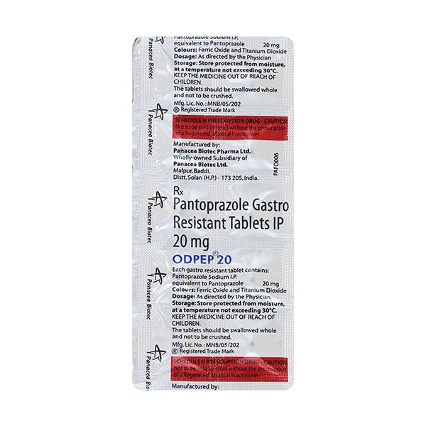 Buy ODPEP 20 Tablet 10's Online at Upto 25% OFF | Netmeds