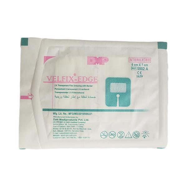 Buy Velfix Edge I.V. Transparent Film Dressing With Border (5502A) (6 ...