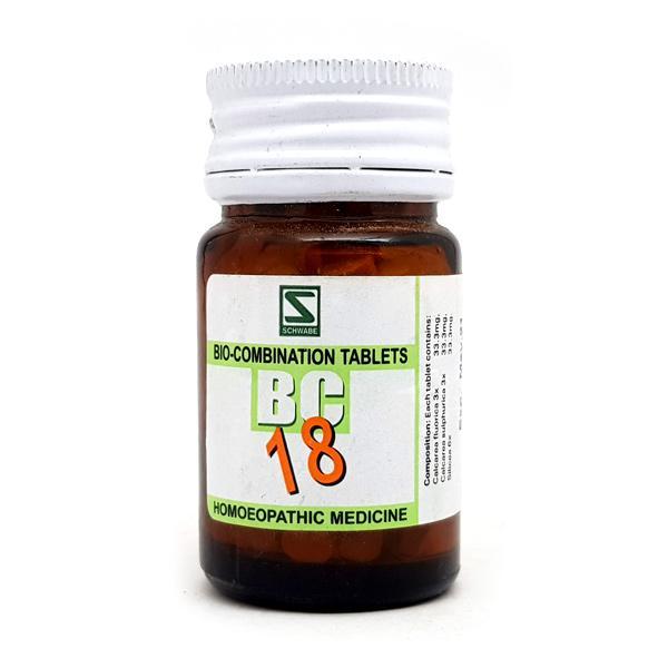 Buy Dr.Willmar Schwabe BC 18 Tablet 20 gm Online at Discounted Price ...