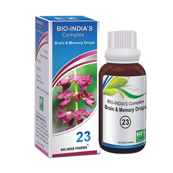 Buy Bio-India's Brain & Memory Drops 23 30 ml Online at Discounted ...