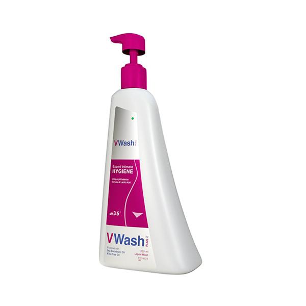 Buy VWash Plus Expert Intimate Hygiene Wash Pump Pack 350 ml Online at ...