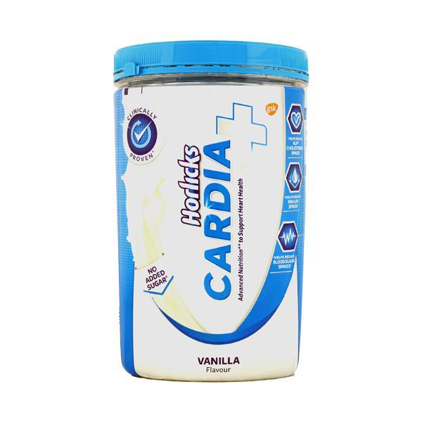 Horlicks Cardia Plus No Added Sugar Powder - Vanilla Flavour 400 gm ...