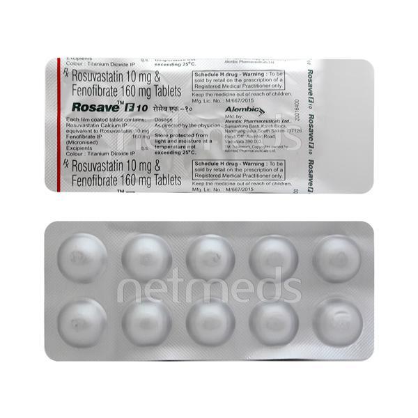 Rosave F 10mg Tablet 10'S