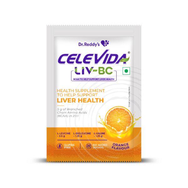 Buy Celevida Liv BC Sachet - Orange Flavour Powder 7.5 gm Online at ...