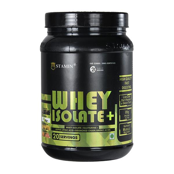 Stamin Whey Isolate+ Powder - Chocolate Flavour 1 kg Online at Best ...
