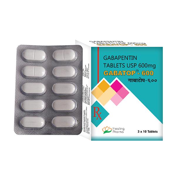 GABATOP 600 Tablet 10's