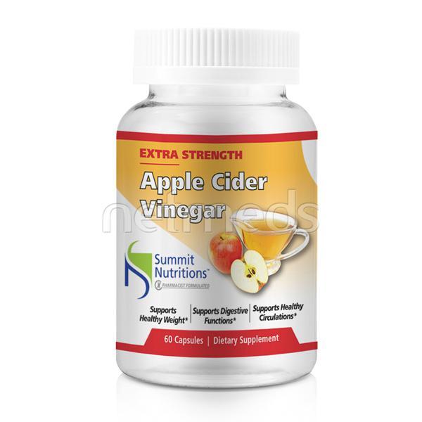 Summit Nutrition's Extra Strength Apple Cider Vinegar Supplement ...