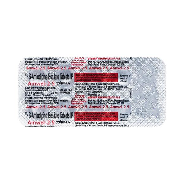 Amwel 2.5mg Tablet 10'S