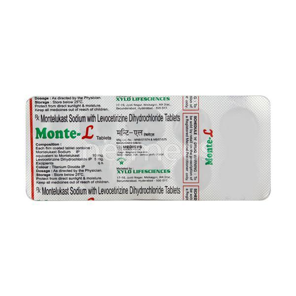 Monte L Tablet 10'S