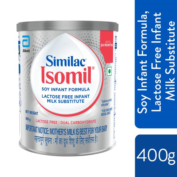 Buy Similac Isomil Soy Infant Formula Tin 400 gm Online at Best Price ...