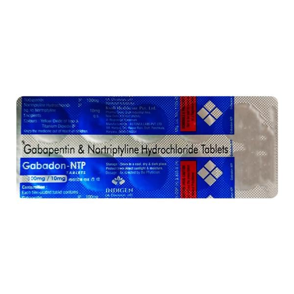 GABADON NTP 100/10mg Tablet 10's