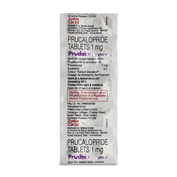 Prudac 1mg Tablet 10'S