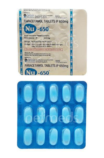 NU 650mg Tablet 15'S
