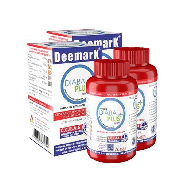 Deemark Diaba Plus Tablet (Pack of 2 x 30's) 1's Online at Best Price ...