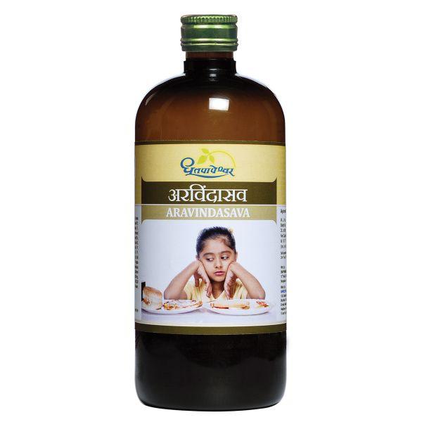 Buy Shree Dhootapapeshwar Aravindasava Tonic 450 ml Online at ...