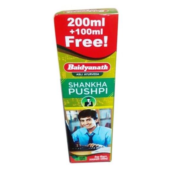 Buy Baidyanath Shankha Pushpi Ka Sarbat Syrup (200 ml + 100 ml Free) 1's Online at Best Price ...