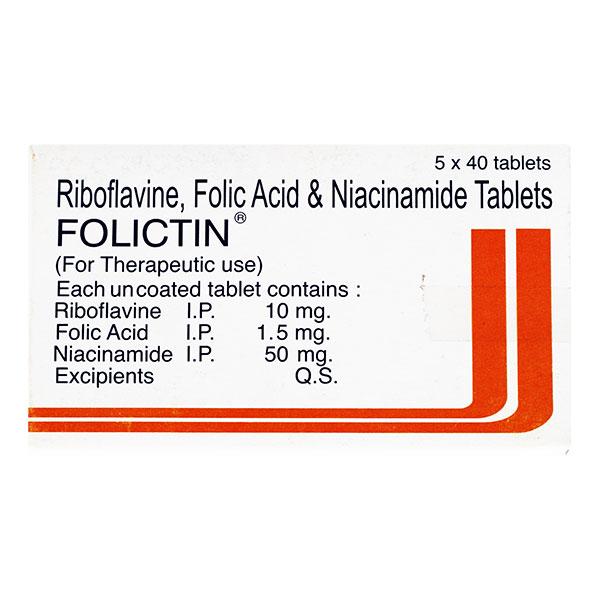 Buy FOLICTIN Tablet 10's Online at Upto 25% OFF | Netmeds