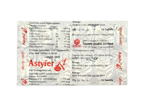 Astyfer Capsule 30'S Price, Uses, Side effects, Substitutes | Netmeds