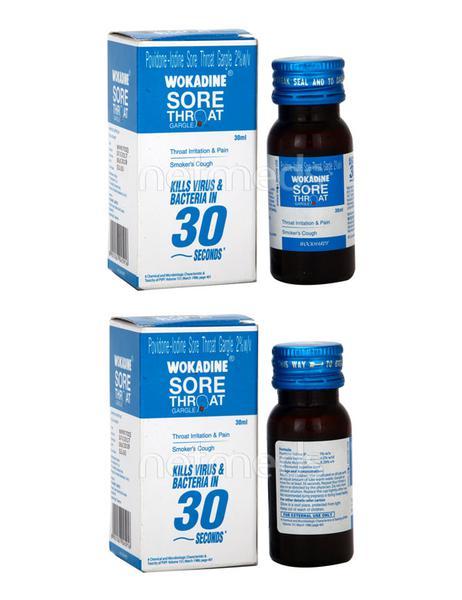 Wokadine Sore Throat Gargle 30ml : Uses, Side Effects, Price | Netmeds