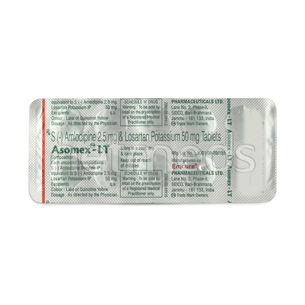 Asomex LT 2.5mg Tablet 10'S