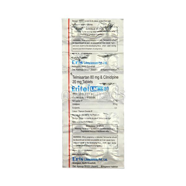 Eritel LN HS 80mg Tablet 10'S